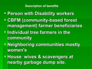 Case presentation - Recognizing PWD Productivity (SAFRA-ADAP) | PPT