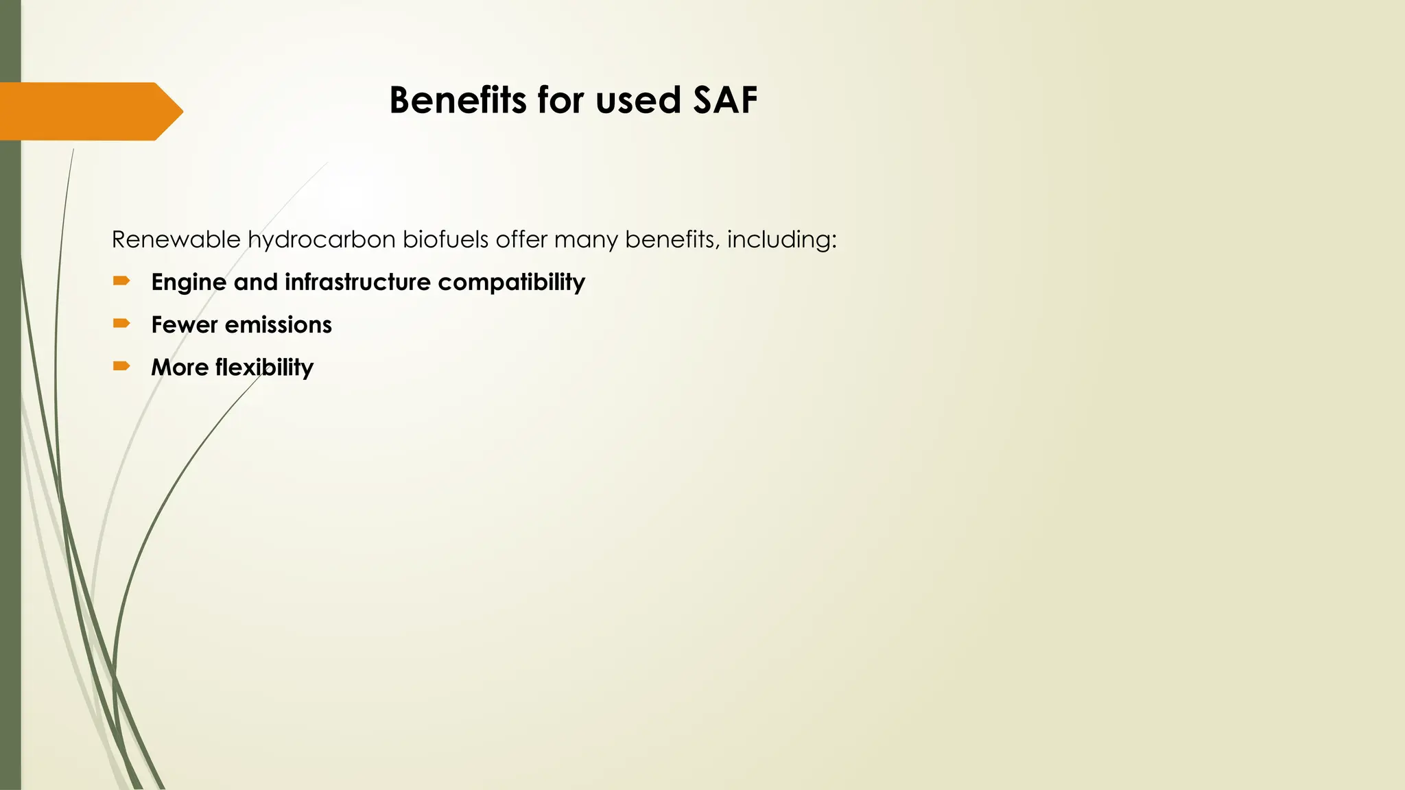 SAF (Sustainable Aviation Fuel) for fossil | PPTX
