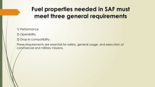 SAF (Sustainable Aviation Fuel) for fossil | PPTX
