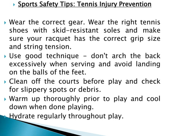 SAFTEY IN SPORT.pptx | First Aid | Injuries
