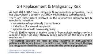 Safety of GH therapy | PPT