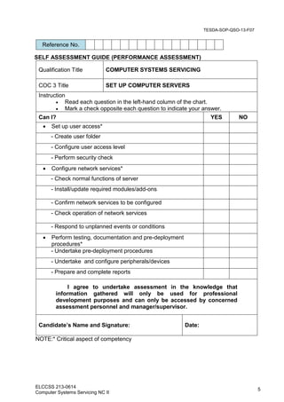 Sag computer system servicing nc ii | PDF