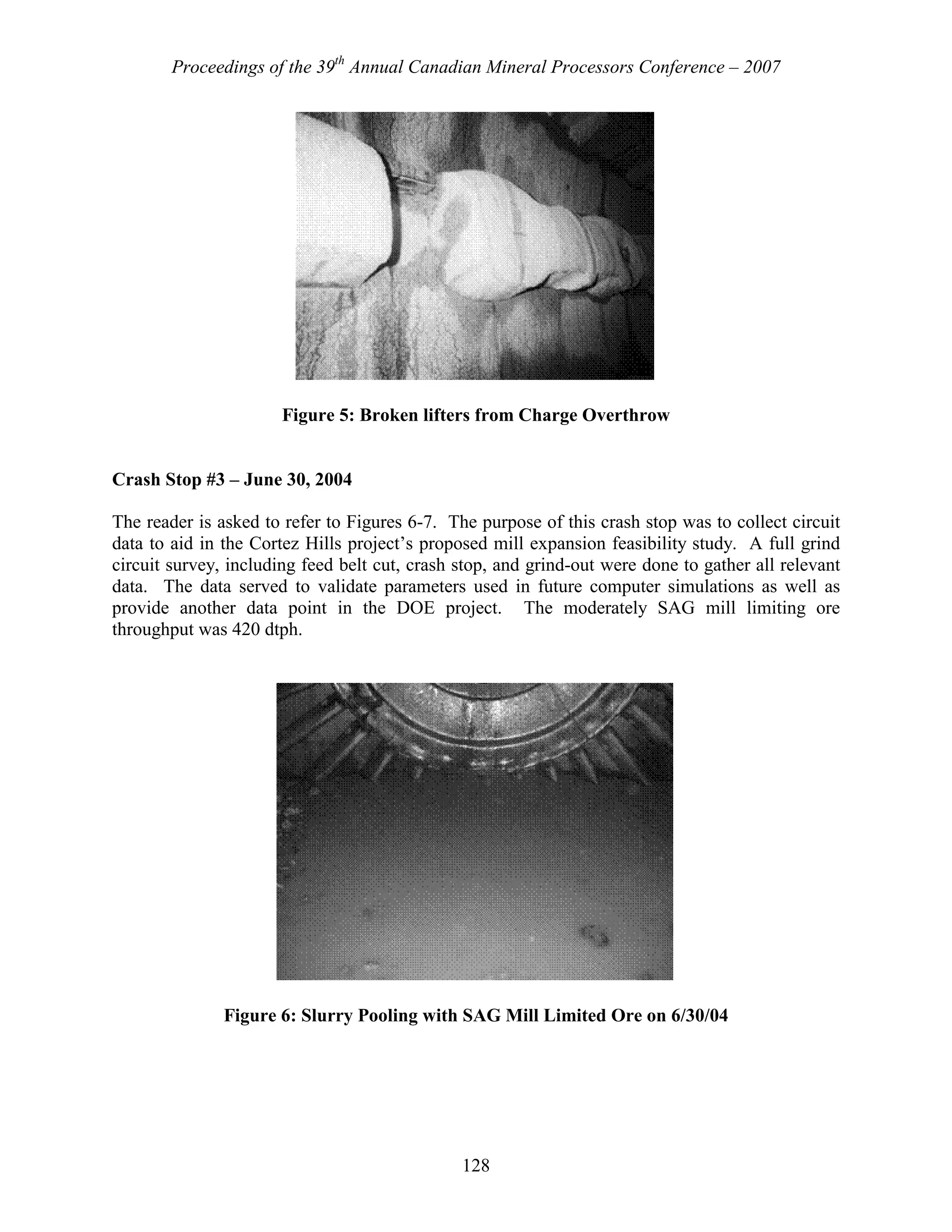 Sag mill-operation-at-cortez evolution-of-liner-d-11 | PDF