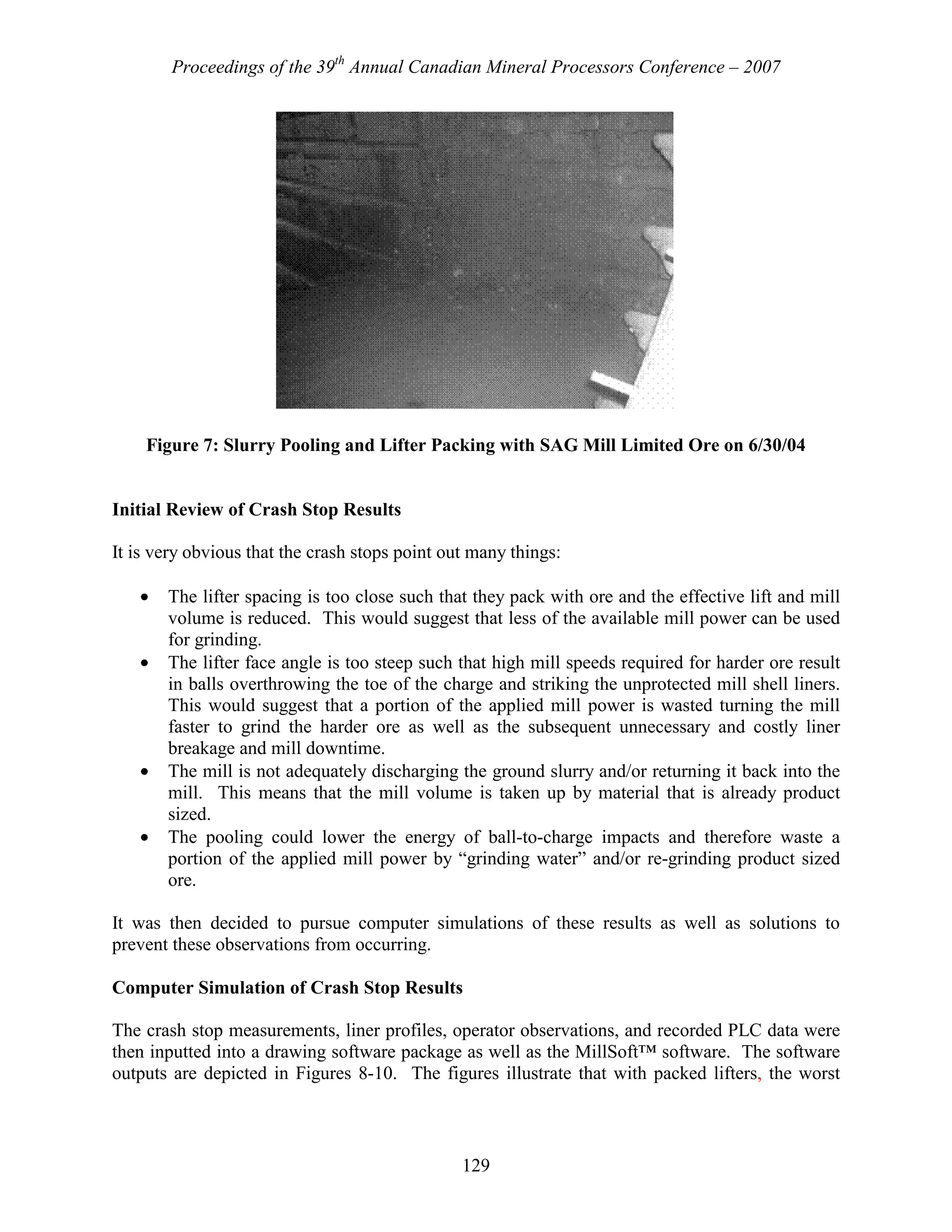 Sag mill-operation-at-cortez evolution-of-liner-d-11 | PDF