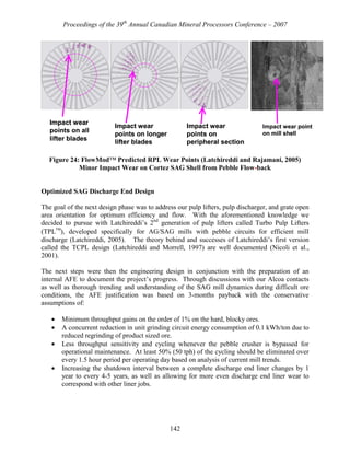 Sag mill-operation-at-cortez evolution-of-liner-d-11 | PDF