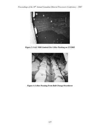 Sag mill-operation-at-cortez evolution-of-liner-d-11 | PDF