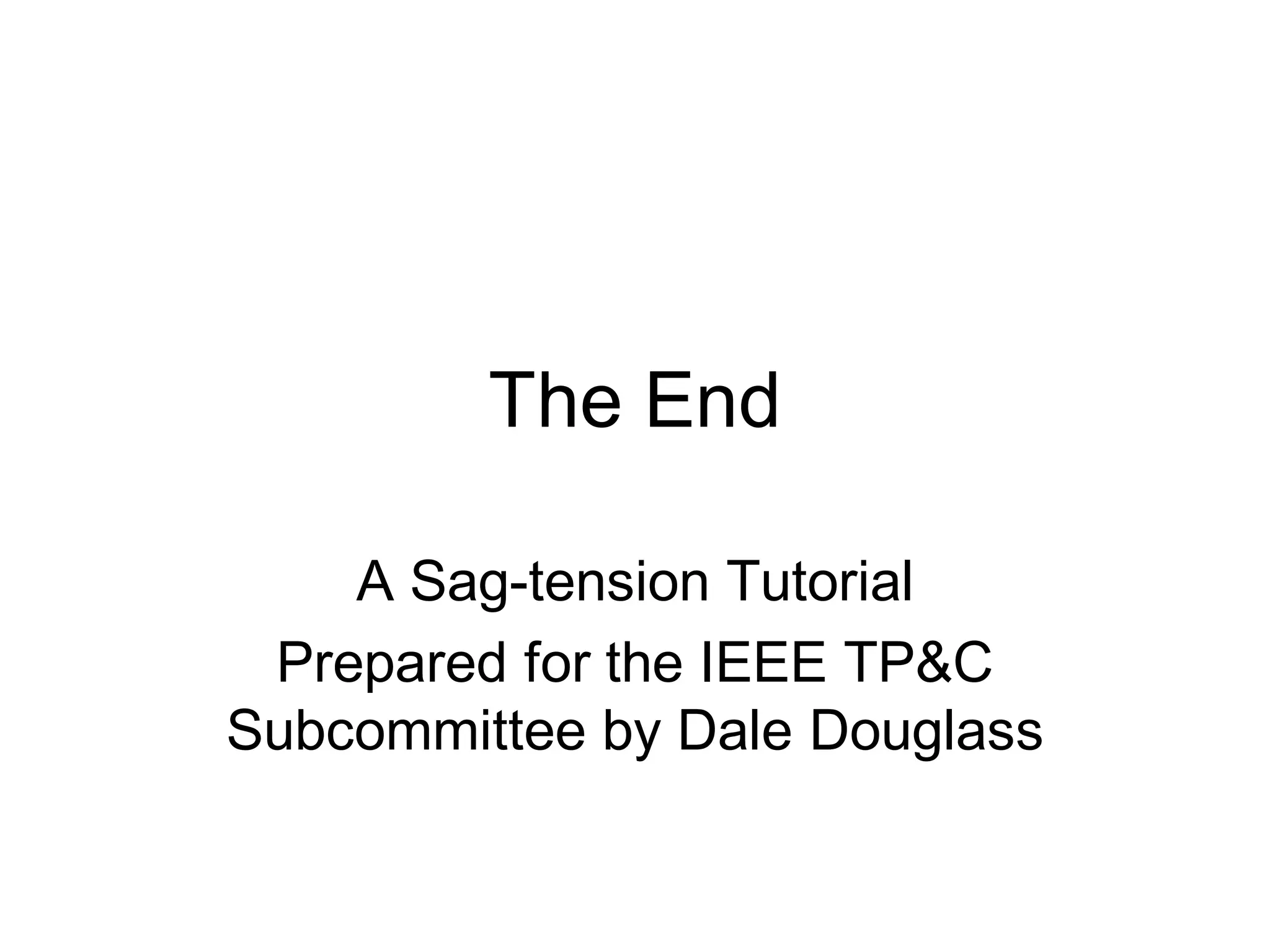 Sag tension calcs-ohl-tutorial | PDF