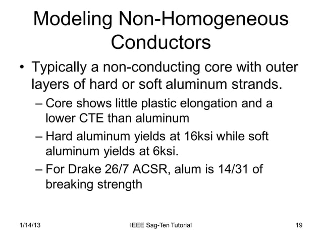 Sag tension calcs-ohl-tutorial | PDF | Physics | Science
