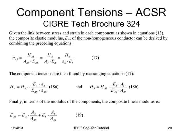 Sag tension calcs-ohl-tutorial | PDF | Physics | Science