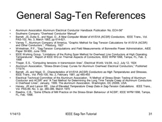 Sag tension calcs-ohl-tutorial | PDF