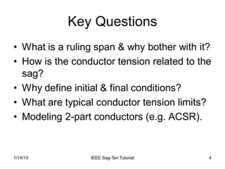 Sag tension calcs-ohl-tutorial | PDF