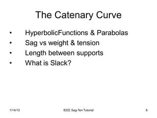 Sag tension calcs-ohl-tutorial | PDF