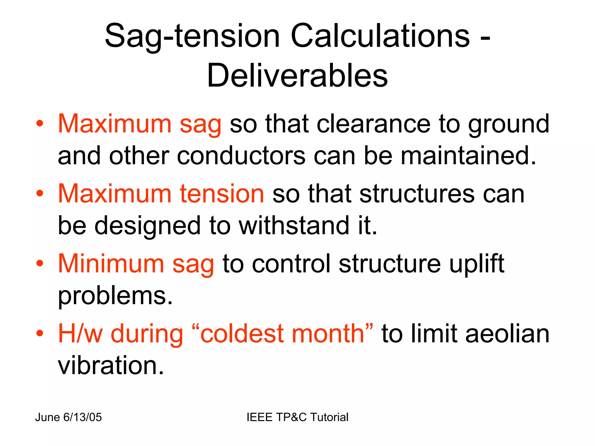 Sag tension calculations-a_tutorial_deve | PDF