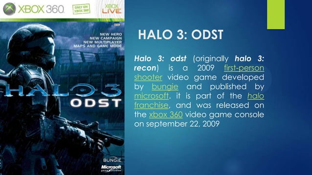 ENGLISH PRESENTATION SAGA HALO | PPT