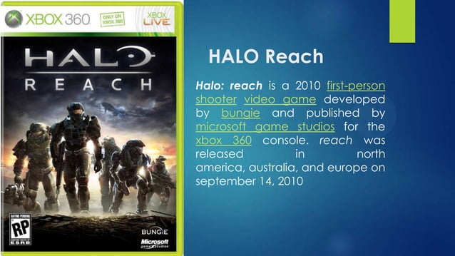 ENGLISH PRESENTATION SAGA HALO | PPT