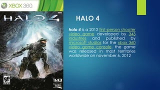 ENGLISH PRESENTATION SAGA HALO | PPTX