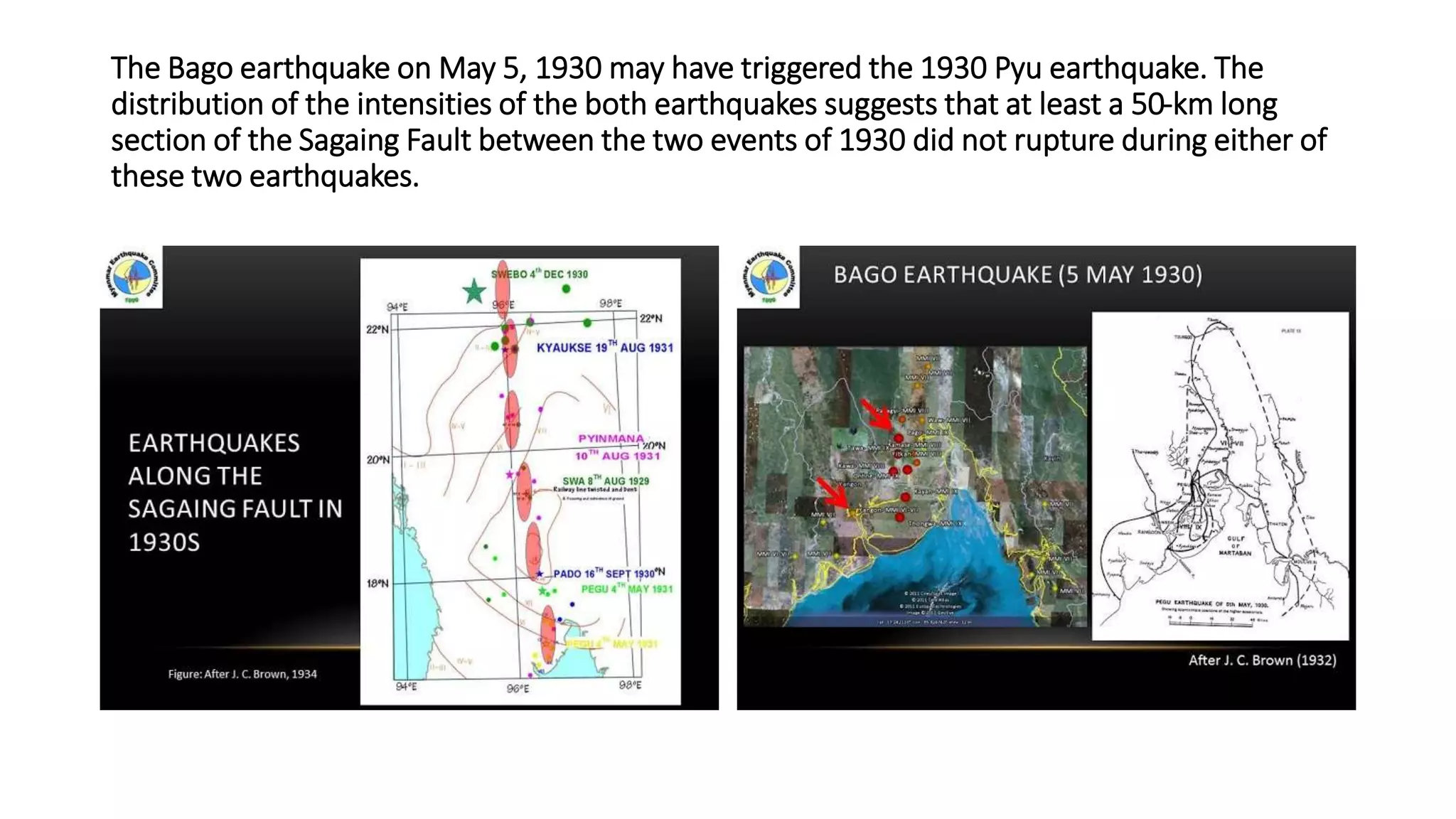 MYANMAR SAGAING FAULT | PPTX | Geology | Science