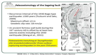 MYANMAR SAGAING FAULT | PPTX | Geology | Science