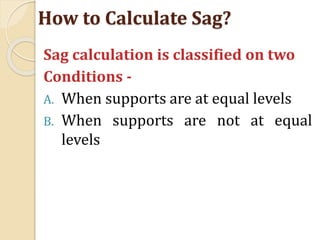 Sag and tension | PPTX