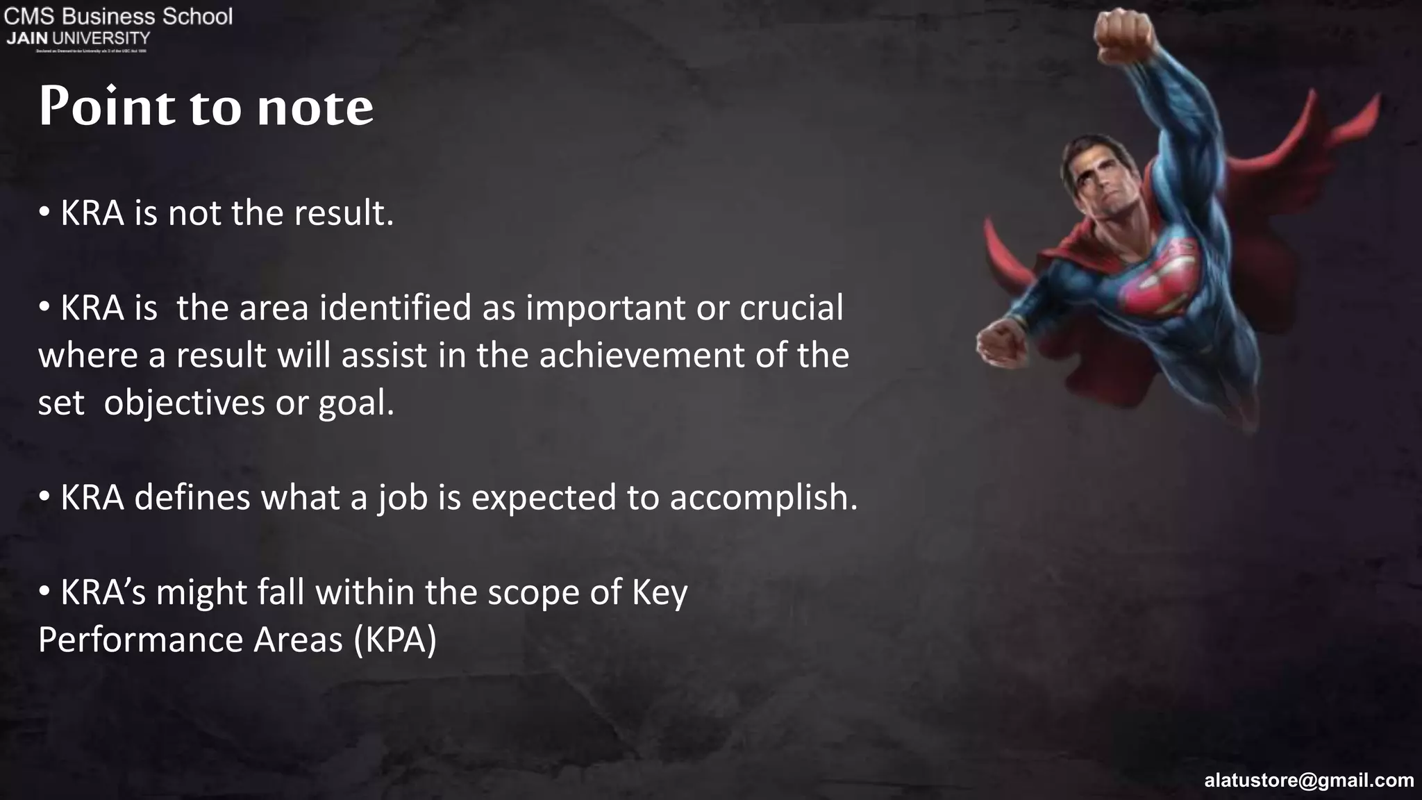 KRA KPI ( Key results area and Key performance indicators) | PPTX