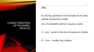 Polymeric miscelle | PPTX
