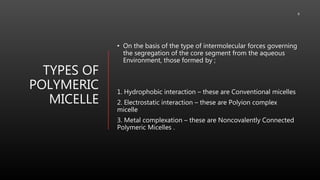Polymeric miscelle | PPTX