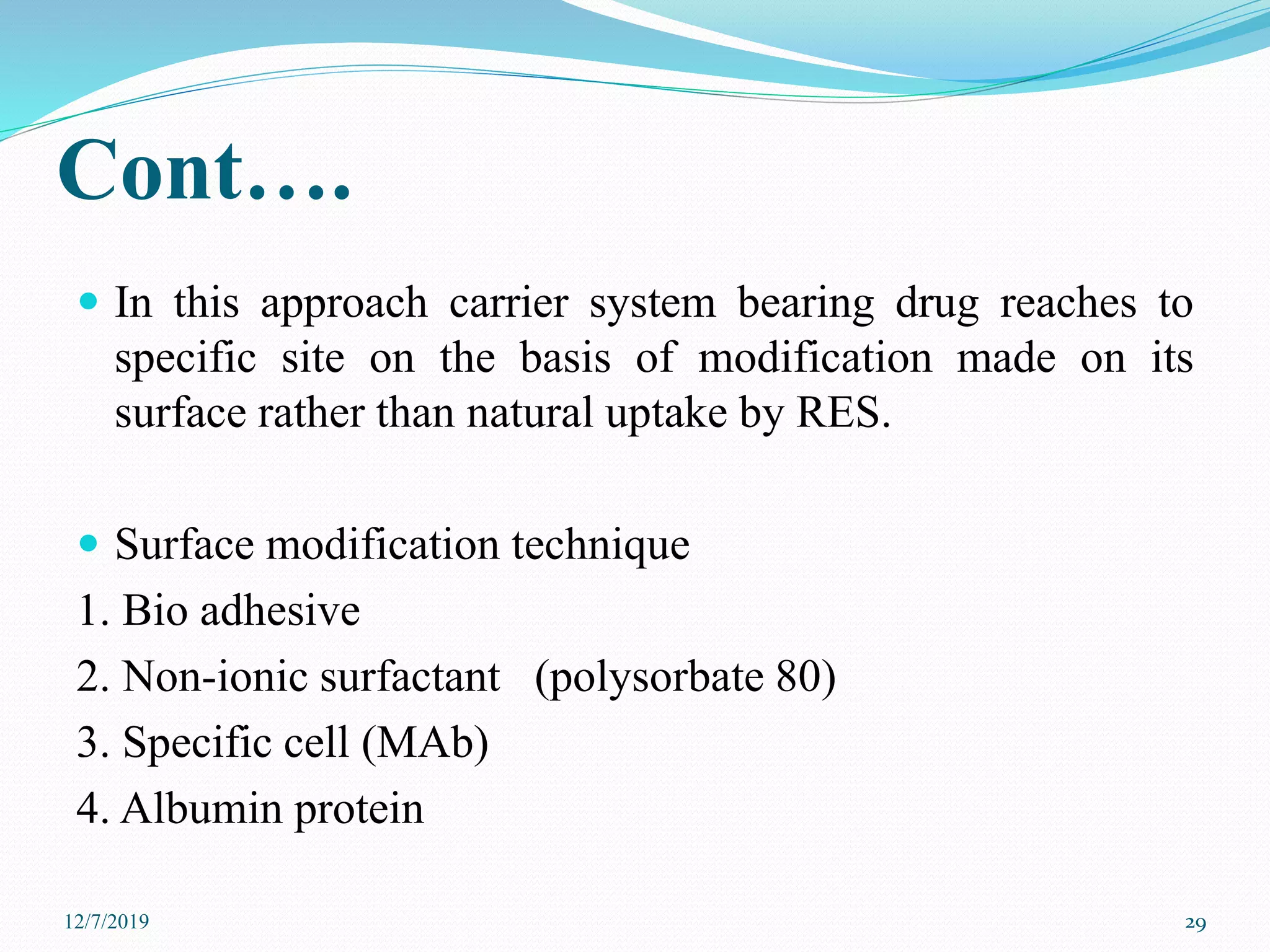 Monoclonal antibody as targeting drug delivery system | PPTX