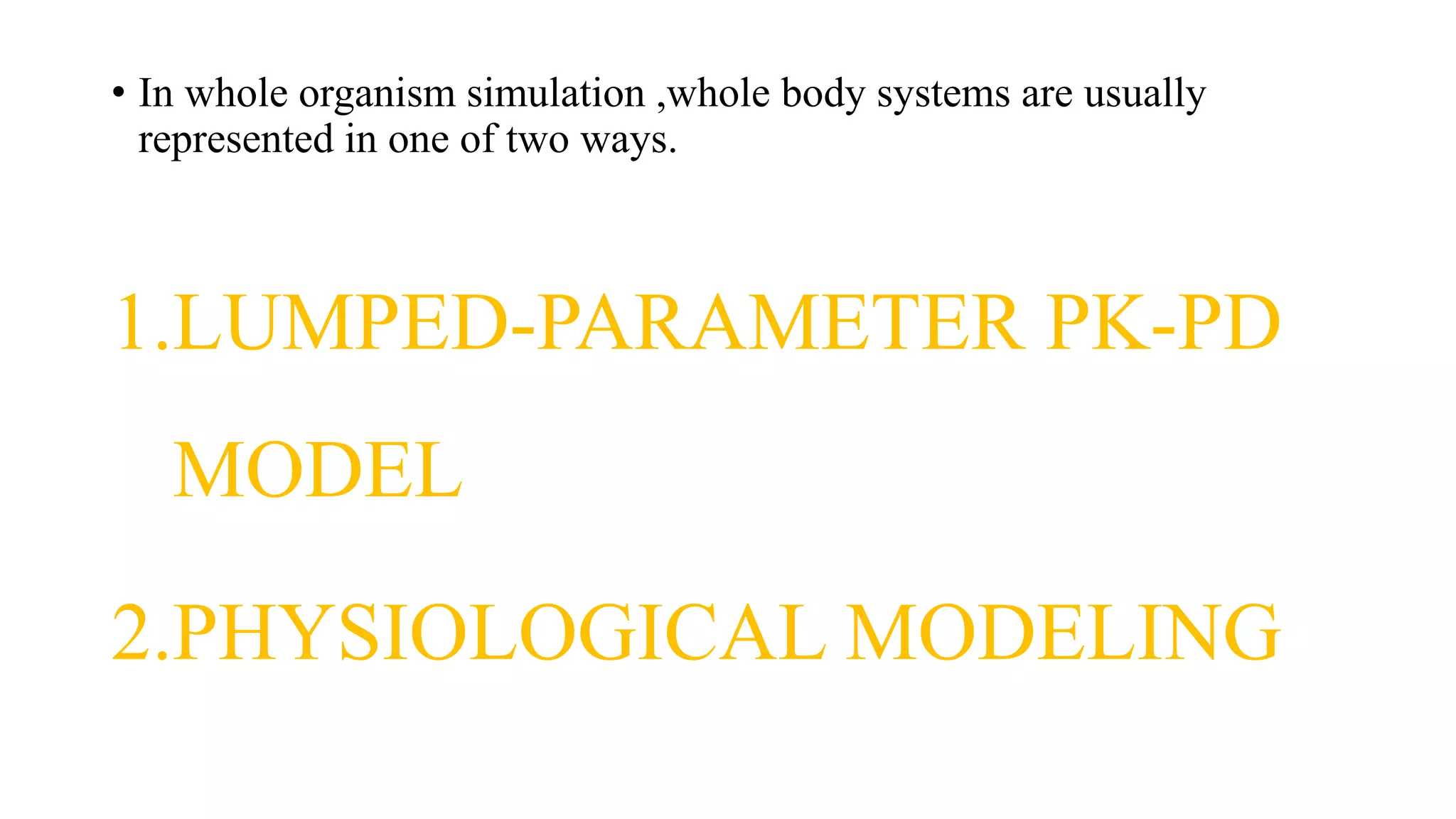 COMPUTER SIMULATIONS IN PHARMACOKINETICS & PHARMACODYNAMICS | PPTX