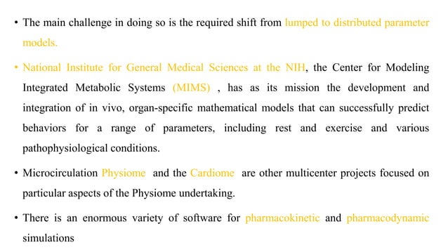 COMPUTER SIMULATIONS IN PHARMACOKINETICS & PHARMACODYNAMICS | PPTX