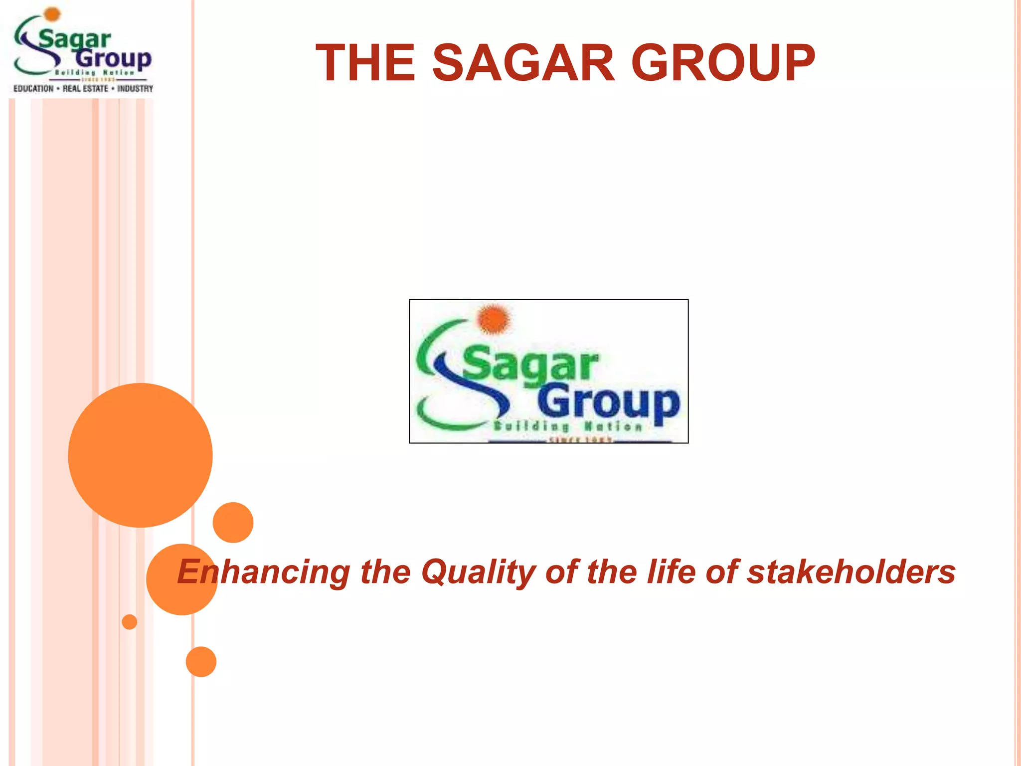 Sagar group presentation engineering | PPT