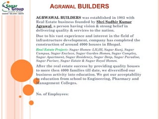 Sagar group presentation engineering | PPSX