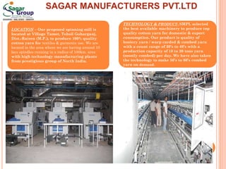 Sagar group presentation engineering | PPSX