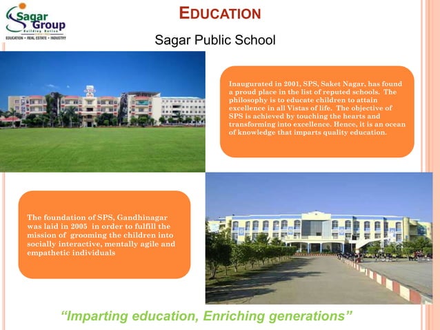 Sagar group presentation engineering | PPT
