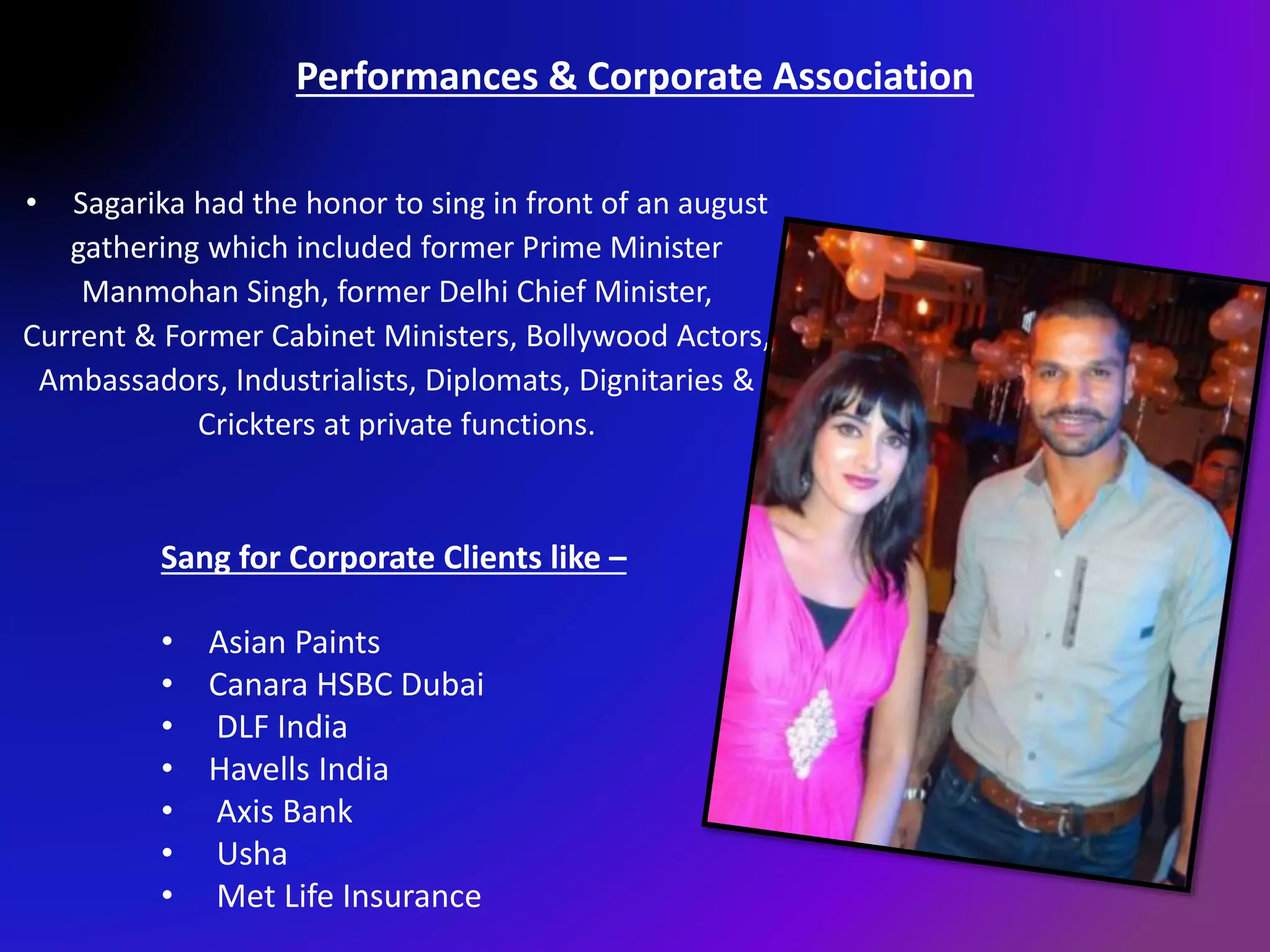 Sagarika Deb - The Singer's Profile | PPTX