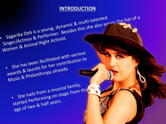 Sagarika Deb - The Singer's Profile | PPT