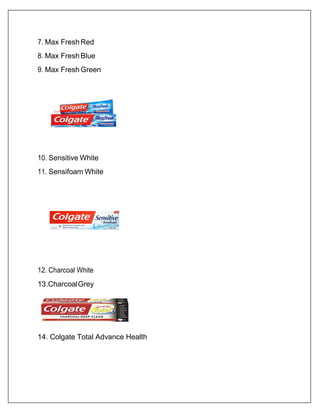 Colgate Palmolive Pakistan Kotri Internship Report | PDF