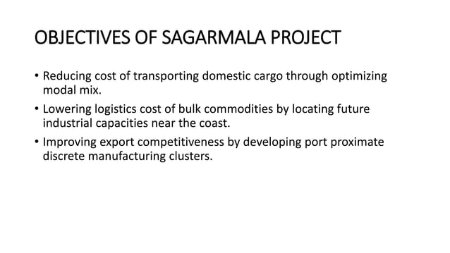 Sagarmala project | PPTX