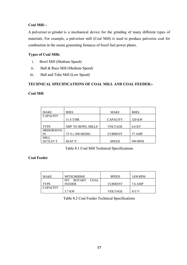training report on thermal power plant & thermal power generation by sagar mehta (nashik tps)pdf ...