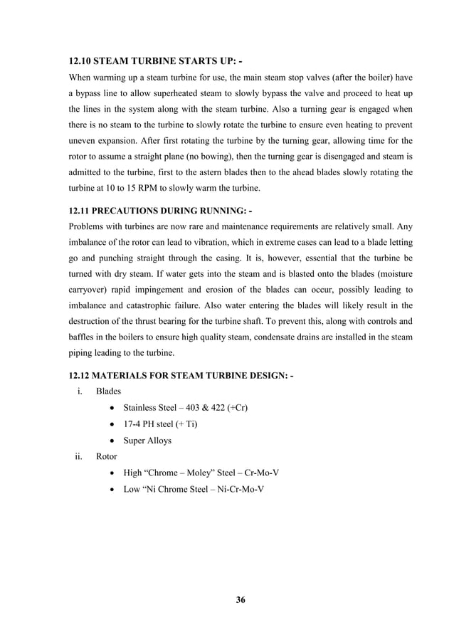 training report on thermal power plant & thermal power generation by sagar mehta (nashik tps)pdf ...