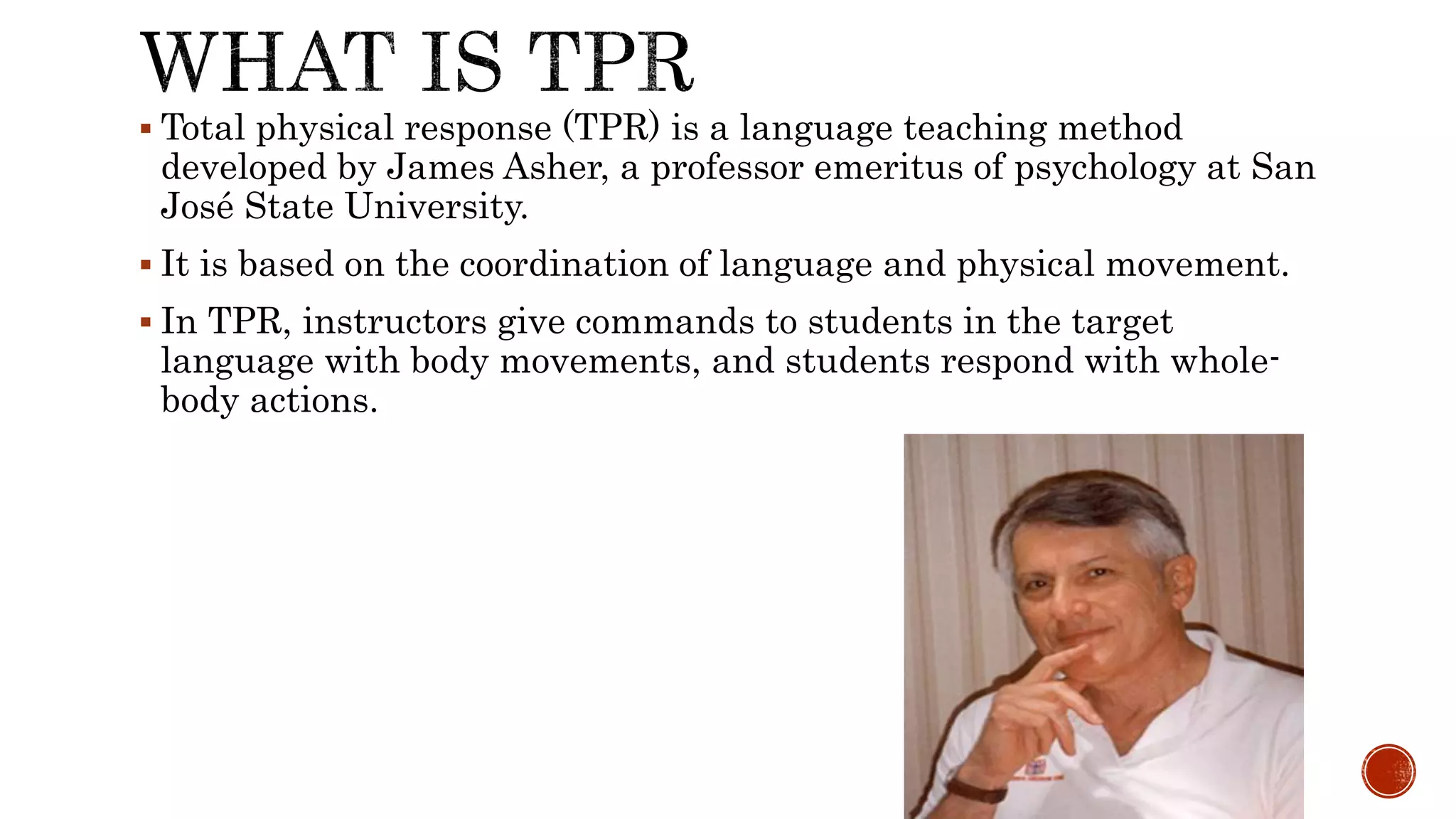 Total Physical response TRP | PPTX | Education