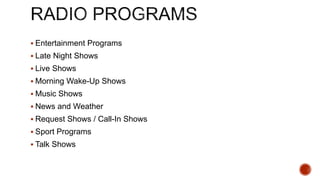 Mass Communication And Mass Media | PPTX | College Radio | Music