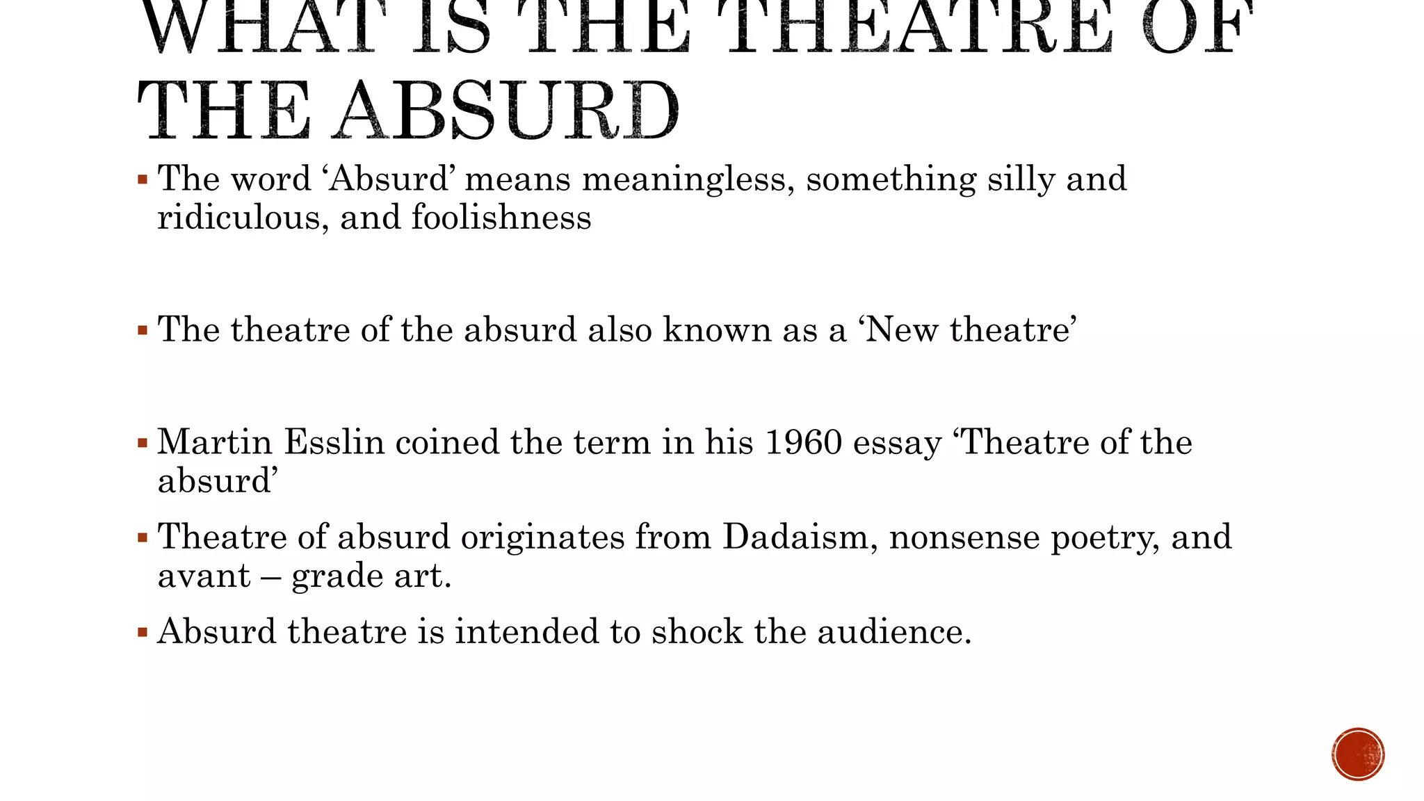 Waiting for Godot as an absurd theatre with examples of Indian TV ...