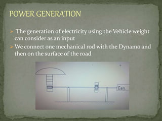power generation through speed breakers | PPT