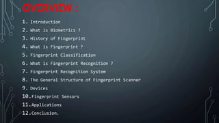 Fingerprint recognition system by sagar chand gupta | PPTX