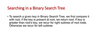 Binary Search Tree | PPTX
