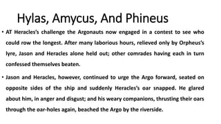 Sagas and argonates n greek mythology | PPTX