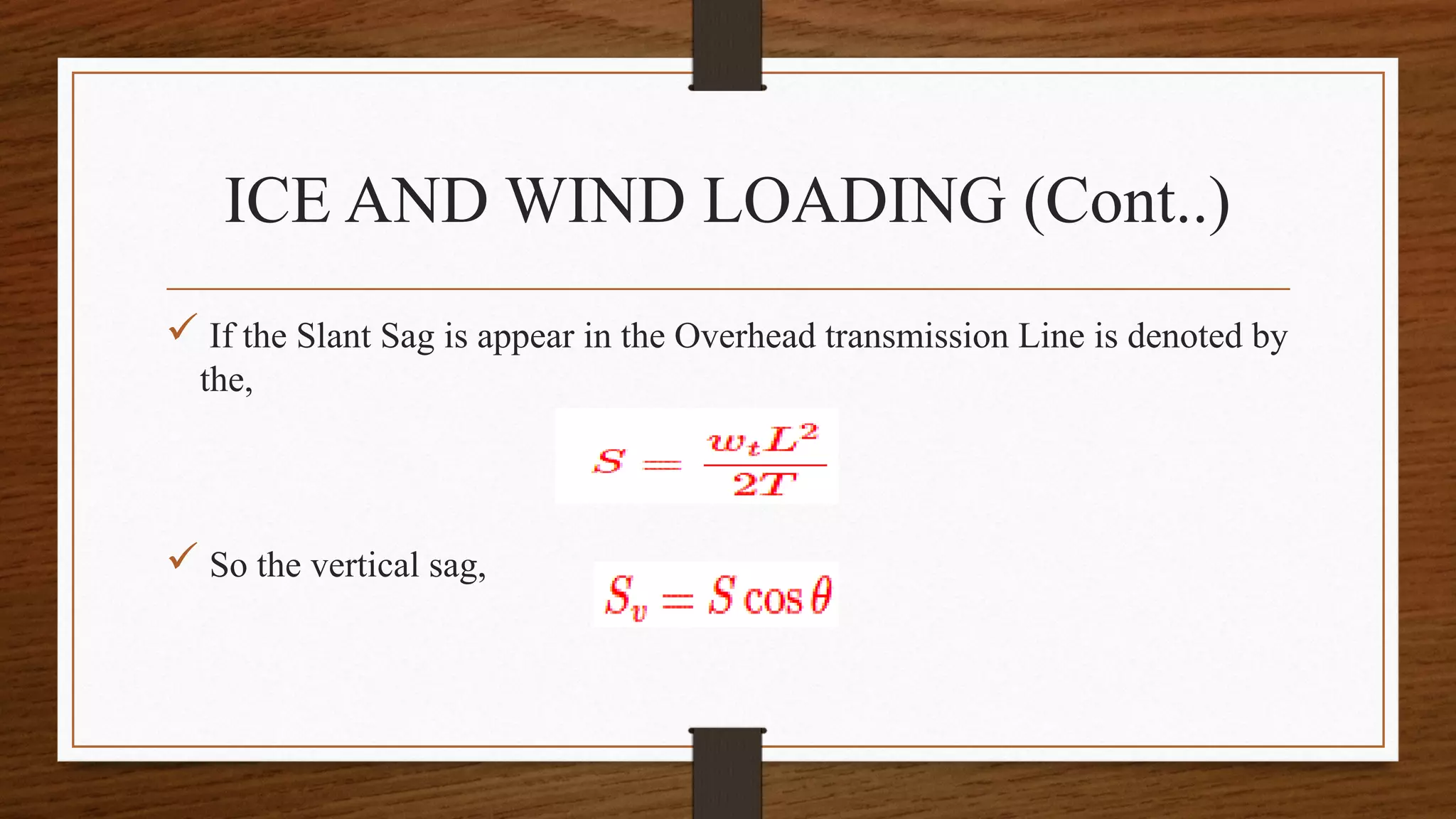 Sag calculation | PPT