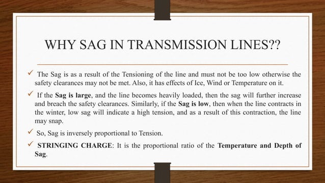 Sag calculation | PPT