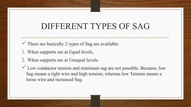 Sag calculation | PPT