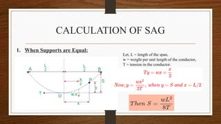 Sag calculation | PPT